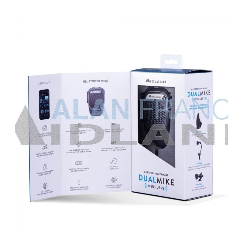 Micro DUAL MIKE WIRELESS CB TALK - MIDLAND