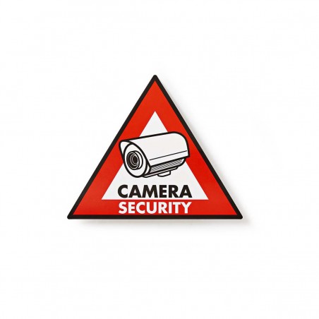 autocollant d'avertissement camera